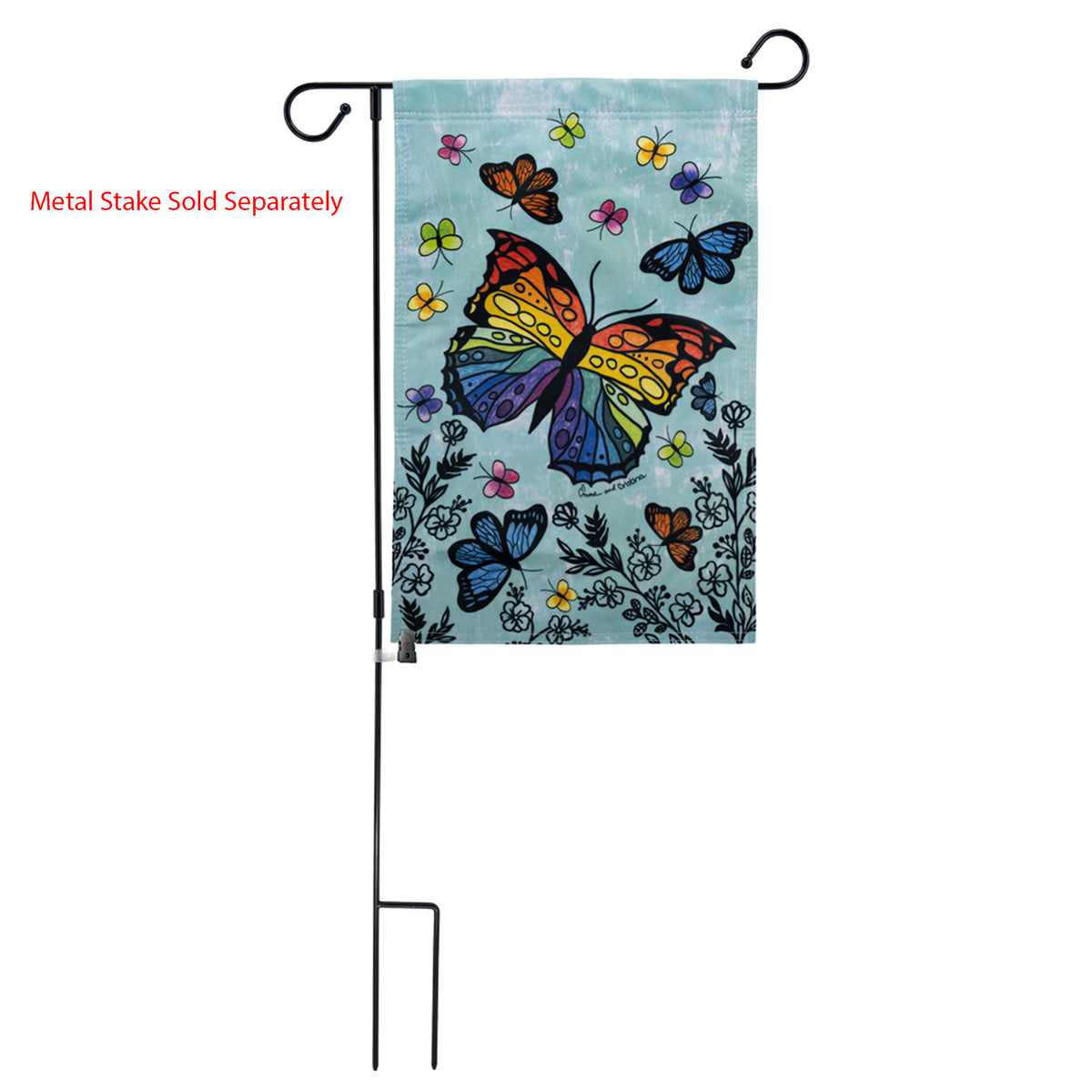 Beautiful Butterflies Yard Flag – Shop.MDAnderson.org