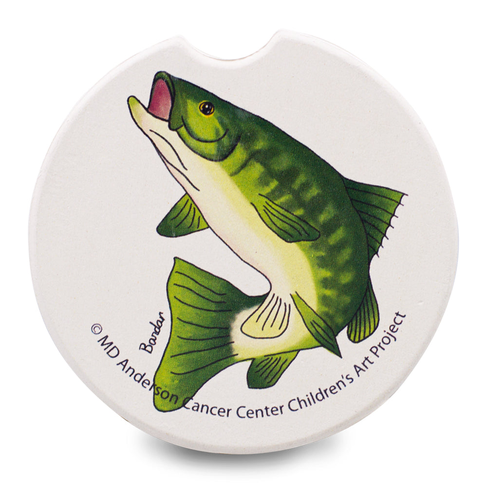 Bass Car Coaster – Shop.MDAnderson.org