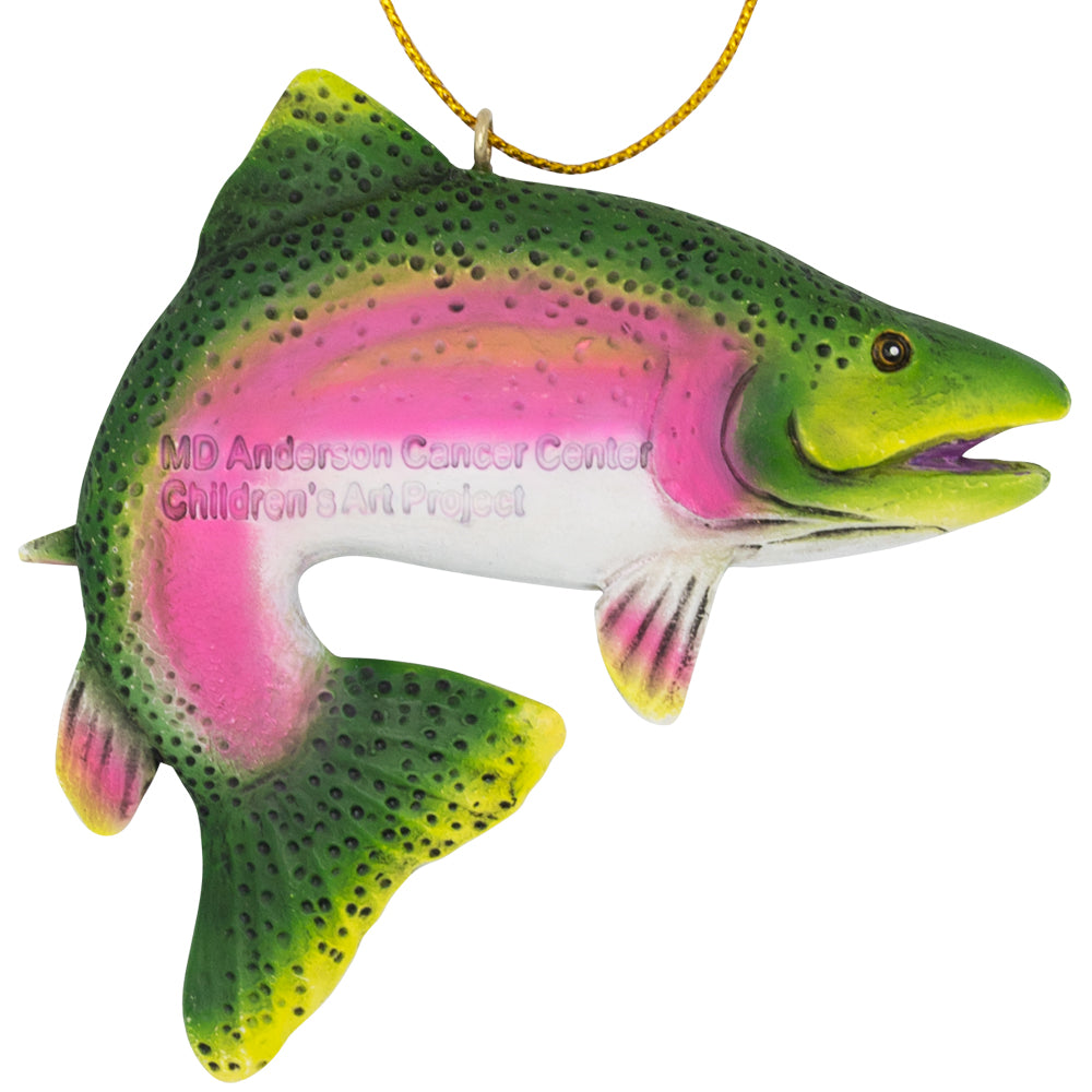 Rainbow Trout Resin Ornament – Shop.MDAnderson.org